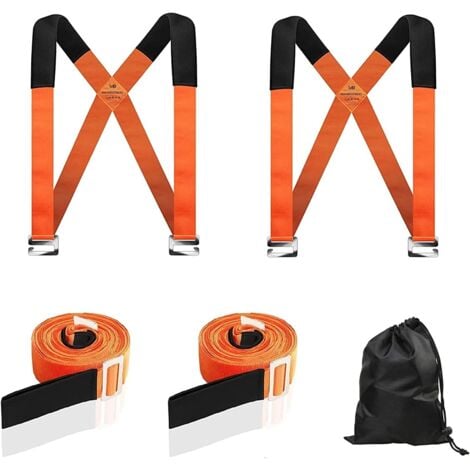 Sangles de déménagement, sangles de levage pour 2 personnes pour ...