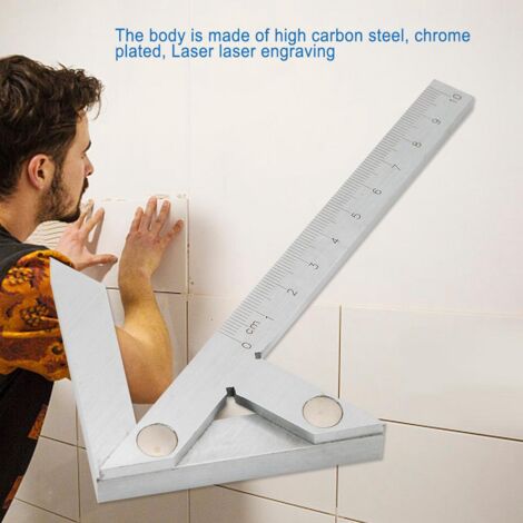 Equerre Rapporteur d'angle central de précision 10070mm Equerre，Equerre ...