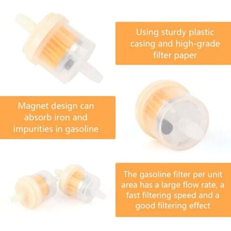 Filtre à cartouche magnétique 10 pièces,Utilisés pour Éliminer les Impuretés dans lessence ...