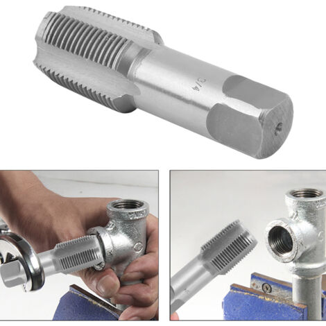 Taraud manuel pour réparation de filetage, taraud pour machine, jeu de tarauds à vis 3/4 po ...