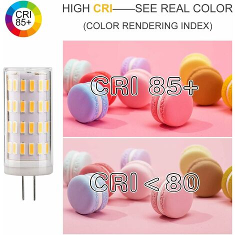 G4 Led 12v 4w Ampoule, AC/DC 12V Ampoules d'éclairage équivalent à 30W ...