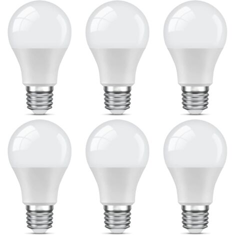 LED E27 Blanc-Froid,9W Equivalent 60W,6000K,806LM,Ampoule Standar A60 avec Culot à Vis,Non ...
