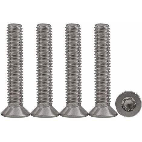 25 pièces M5 x 40 Vis à tête fraisée Vis Torx en acier inoxydable 304 ...