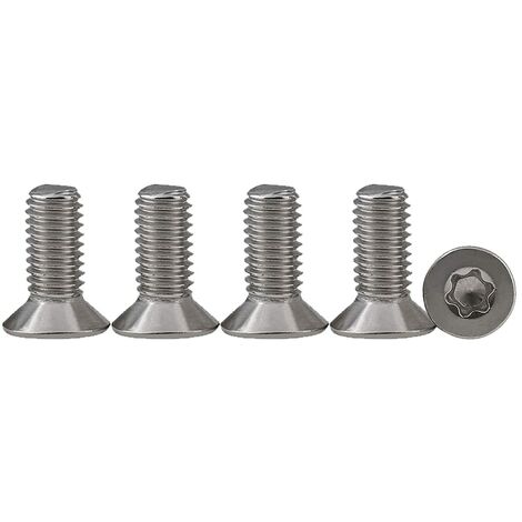 25 pièces M5 x 16 Vis à tête fraisée Vis Torx en acier inoxydable 304 ...