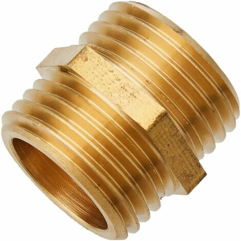 Mamelon laiton - Double Mâle 15/21