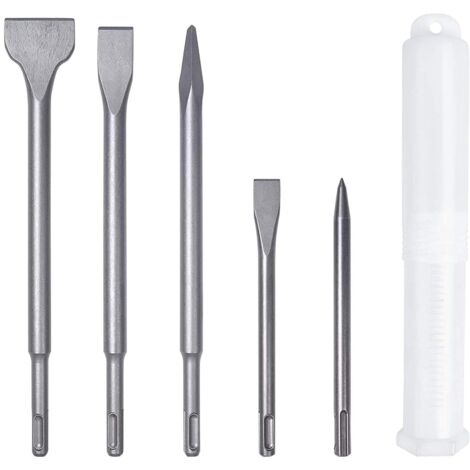 Burins, Lot de 5 Burins avec 2 Burin Pointu et 3 Burins Plats, Burin à ...