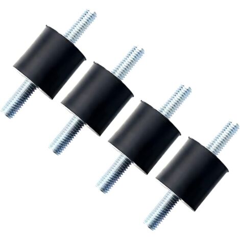 4 x M6 Externe Double Fil Amortisseur Support en Caoutchouc Anti Vibration Silent Lock pour ...