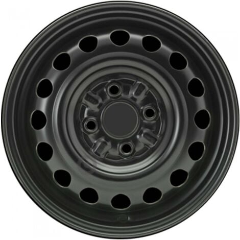Jante tôle 14 pouces - 4 Trous - 4,5x14 4x100 ET39 AL54 noir