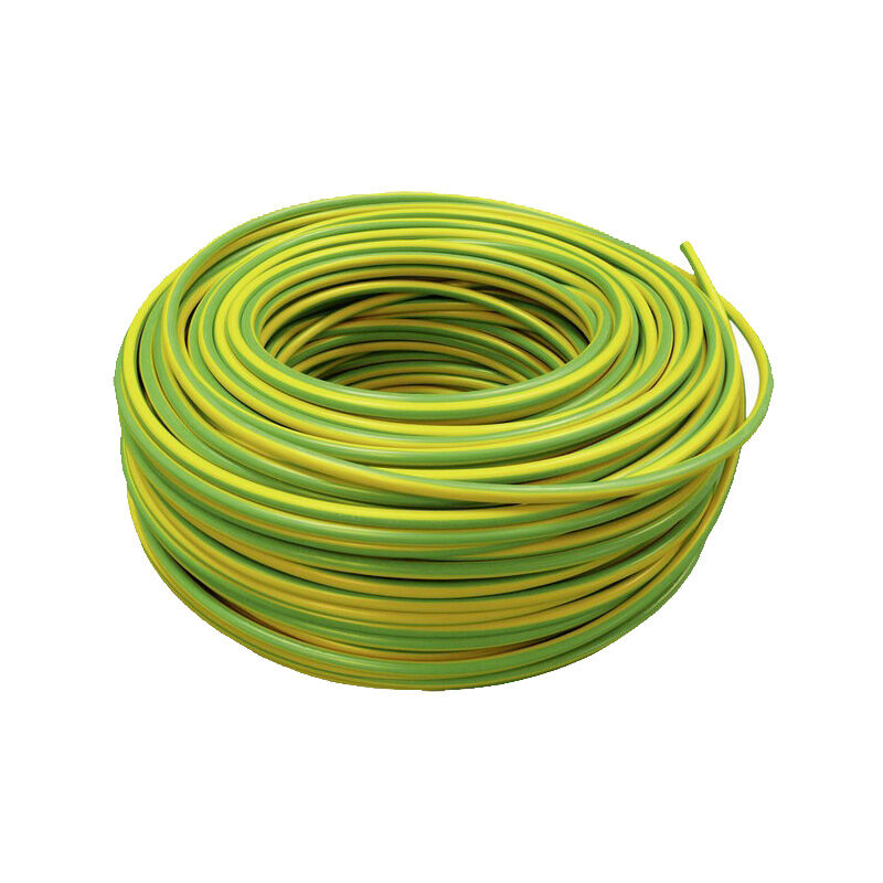 Cable Eléctrico Flexible 4 mm (100 metros) Tierra (Color: verde ...