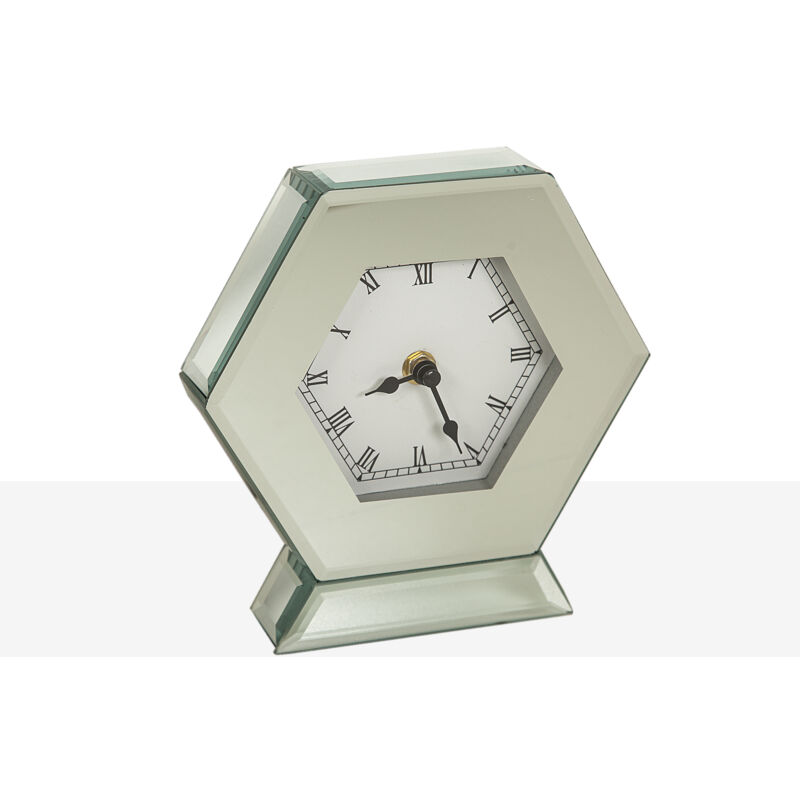 Reloj Espejo Exagonal C/Pie 51038