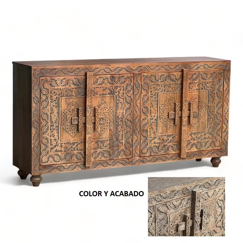 Buffet Madera 175X40X90 Tallado