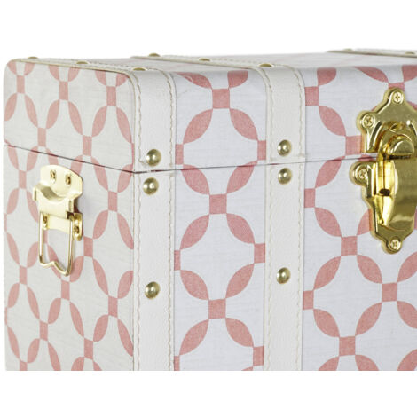 Baul Set 4 Mdf Pu 60X35X41 Naranja LD195388