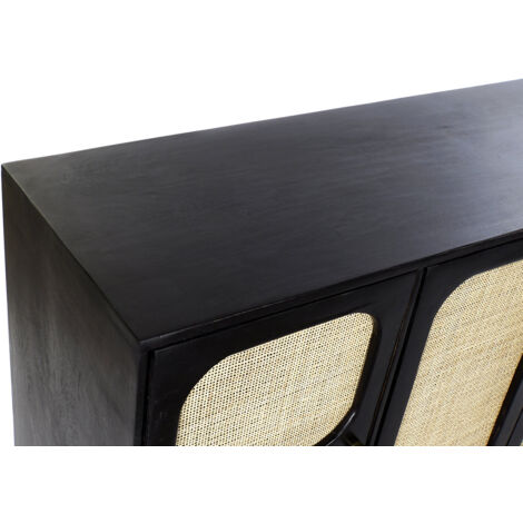 Buffet Mango Ratan 150X40X78 Negro MB190817