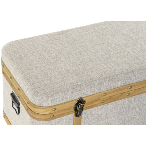 Baul Set 3 Poliester Madera 80X42X42 MB195383