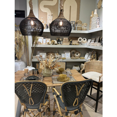 Butaca Rattan/Bamboo Negro/Natural 4723581