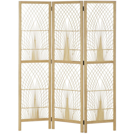 Biombo Bambu 136X2,5X180 Natural Natural