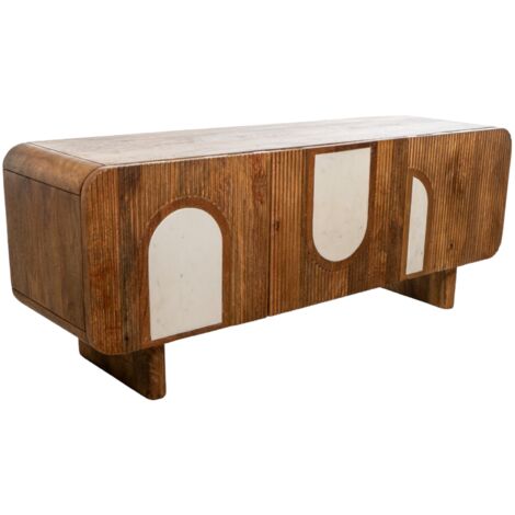 Mueble Madera Mango 3P. Marmol