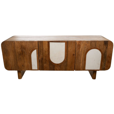 Mueble Madera Mango 3P. Marmol