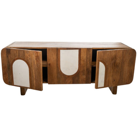 Mueble Madera Mango 3P. Marmol