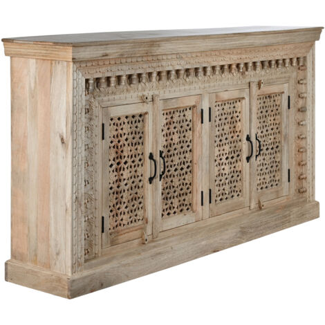 Buffet Mango 185X40X100 Tallado A Mano Natural