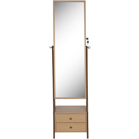 Joyero Mdf 40X36X154 2 Cajones Lacado Natural