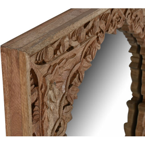 Espejo Mdf Cristal 70X4X120 Tallado Natural