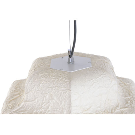 Lampara Techo Papel Acero 48,5X48,5X44,4