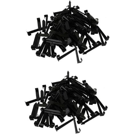 CREA 100pcs Dn16 Tube Pipe Hose Holders C Type Ground Stakes