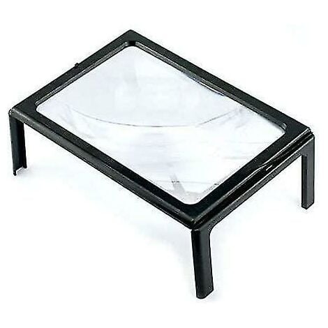 CREA Large A4 Reading Magnifier With 4 Led Light,3x Full Page ...