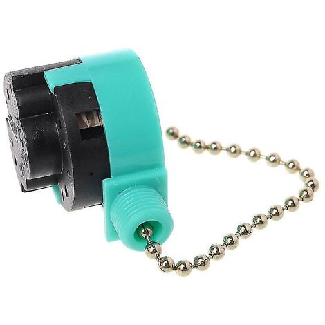 CREA 3a/250v 6a/125v Zipper Switch 3 Speed Pull Chain Nickel Fan Wall ...