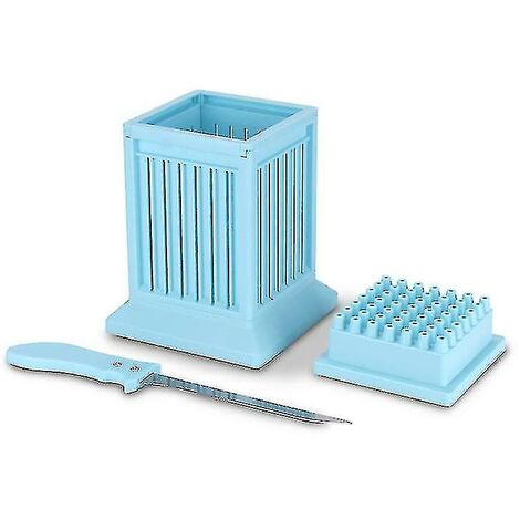 CREA 49 Holes Meat Skewer Kebab Maker Box Machine Beef Meat Maker Grill ...