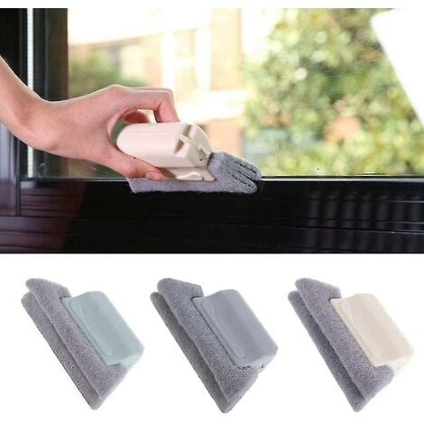 CREA Window Door Rail Cleaning Brush, Gap Groove Slide Kit, Kitchen Cleaner