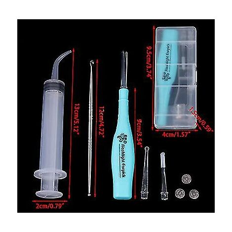 CREA Tonsil Stone Remover Tool Led Light Earpick Stainless Steel Earwax ...