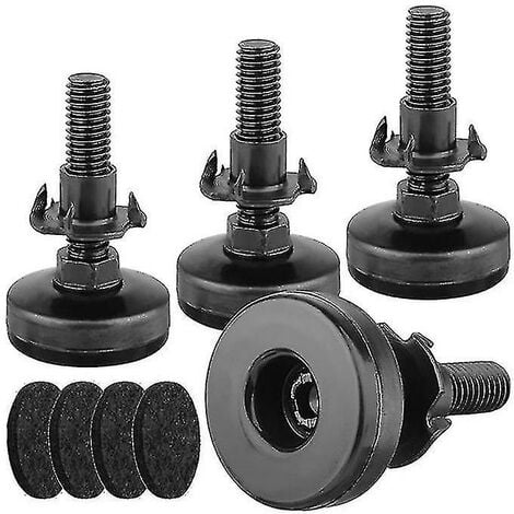 4 Pack Heavy Duty Furniture Leveling Legs Adjustable For Cabinets Sofas ...