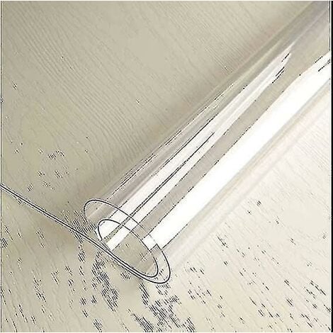 CREA Protège Table Pvc Nappe/Protecteur De Table Transparent Sur Mesure ...