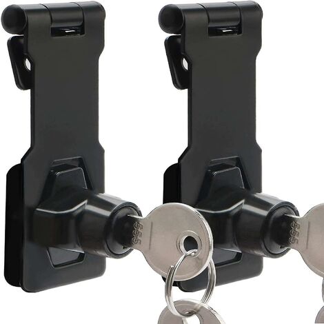 Hasp 2 Pack 3 Inch Lock Hasp Boxes With Key Hasp With Lock And Hasp ...