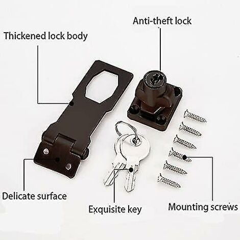 Hasp 2 Pack 3 Inch Lock Hasp Boxes With Key Hasp With Lock And Hasp ...