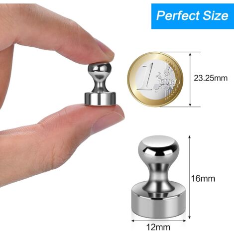 Aimant, 24PCS Magnet Métalliques Aimant Puissant 12x16mm - Aimants en ...