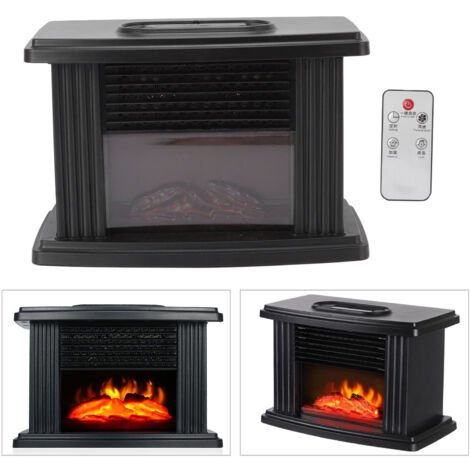 Chauffage de cheminée électrique 1000W, Portable, uniforme rapide ...