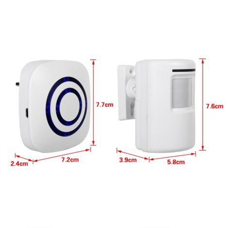 Driveway Patrol Garage Motion Sensor Wireless Alert Secure System Alarm ...