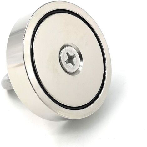 aimant néodyme 140 kg force diamètre 60 mm, aimants avec anneaux de ...