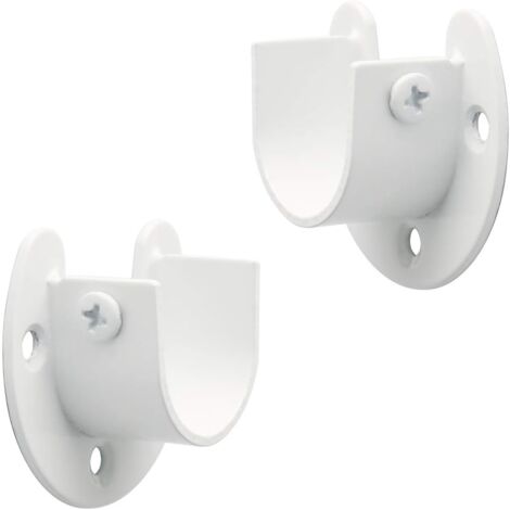 Support Tringle Penderie Fixation Tringle Rideau, Support Tringle Rideaux en Forme de U ...