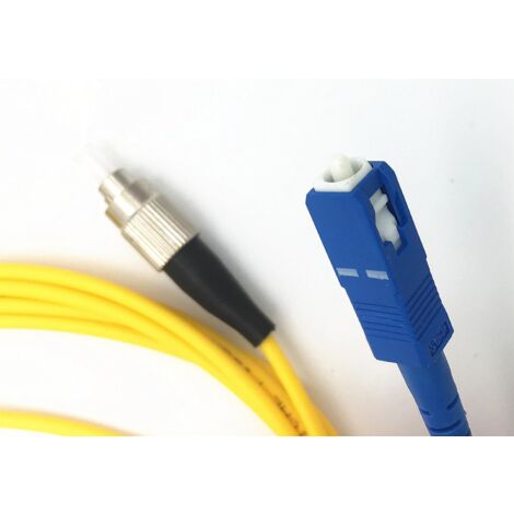 single mode de câble patch à fibre optique FC à SC Optical connecteur ...