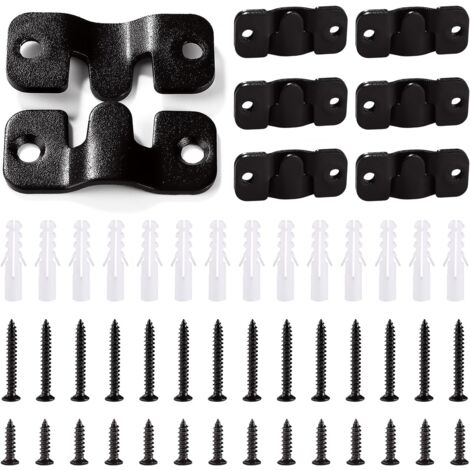 14 Pieces Recessed Mounting Brackets, Stainless Steel Wall Hardware ...