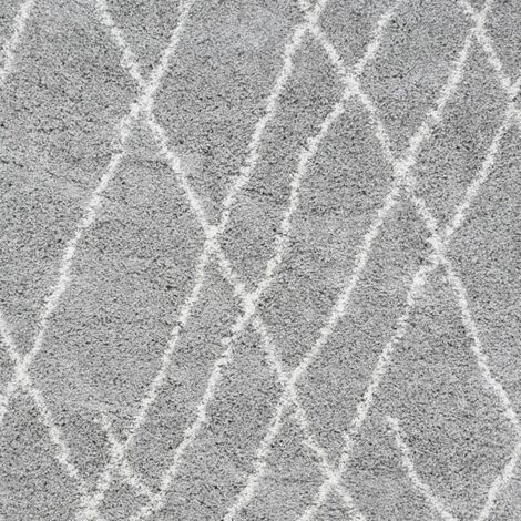 Tapis berbère motif saharien 120x170 gris BERTILE A