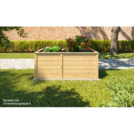 Weka Ergänzungssatz zum Hochbeet Modular Hochbeet aus Holz, Juwel ...