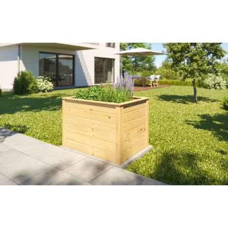 WEKA Element-Hochbeet Modular Hochbeet aus Holz, Juwel Pflanzenaufzucht