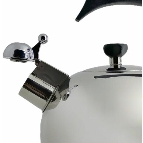 Bollitore teiera grande con fischio in acciaio inox18/10 per acqua tè ...