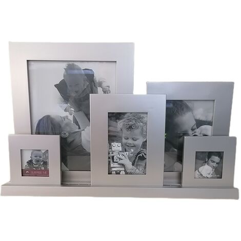 Porta foto da tavolo album cornice in pvc per 5 ritratti collage ...