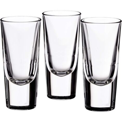 Set di 3 Bicchieri per Liquori e Amaro Calibrati da 13,5cl - Altezza 13 ...